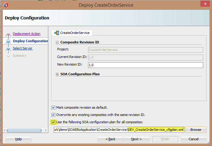 Configuration Plans for SOA Suite 12C
