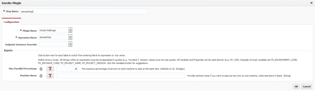 Manage WebLogic Domain Processes Using FlexDeploy - Flexagon