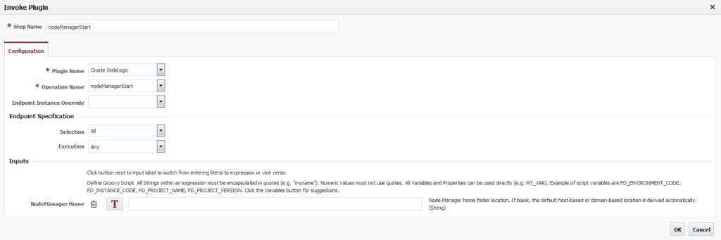 Manage Weblogic Domain Processes Using Flexdeploy Flexagon