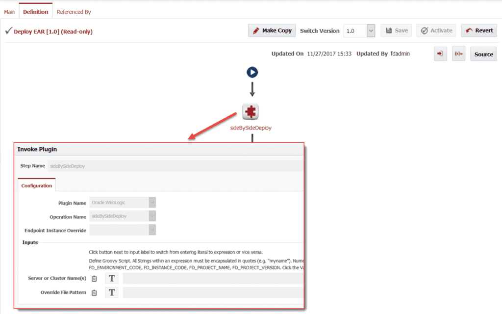 Hot Deployment to WebLogic using FlexDeploy - Flexagon