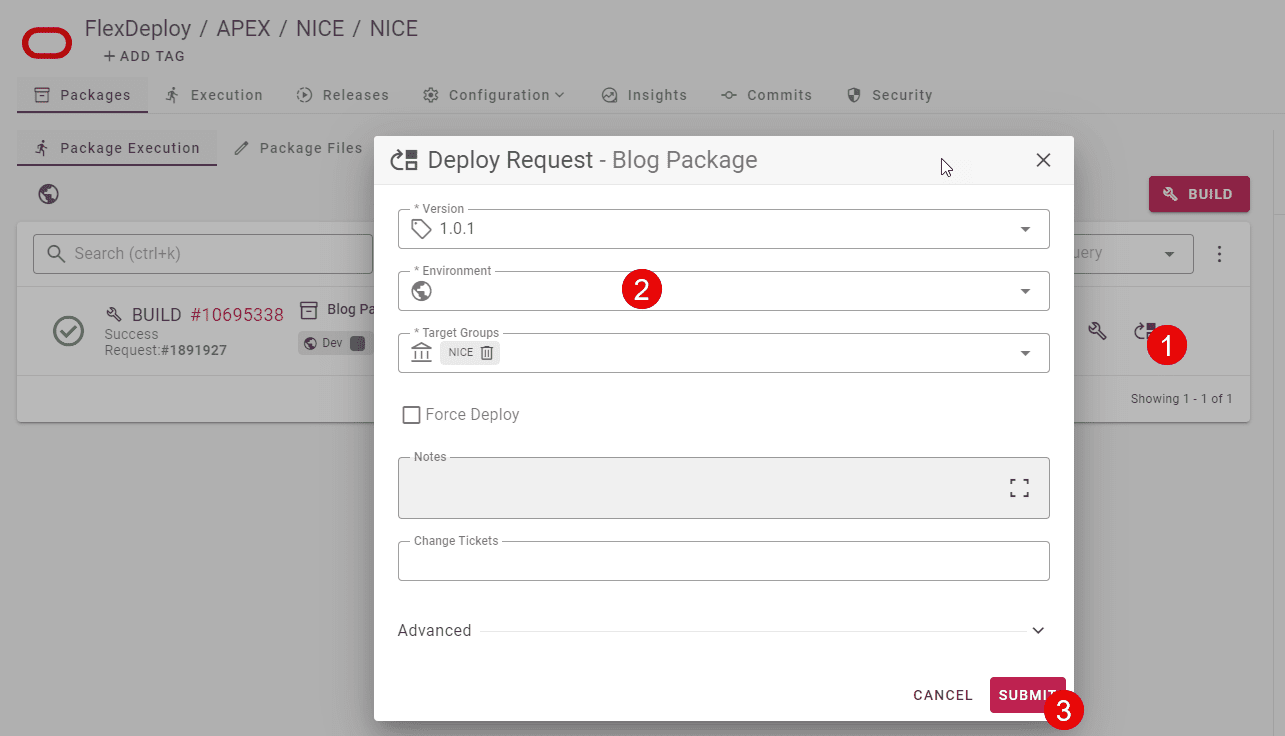 Flexdeploy Loves Apex Source Application From Development Environment 1356