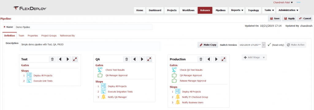 Flexdeploy Loves Apex Deploy The Application And Supporting Objects