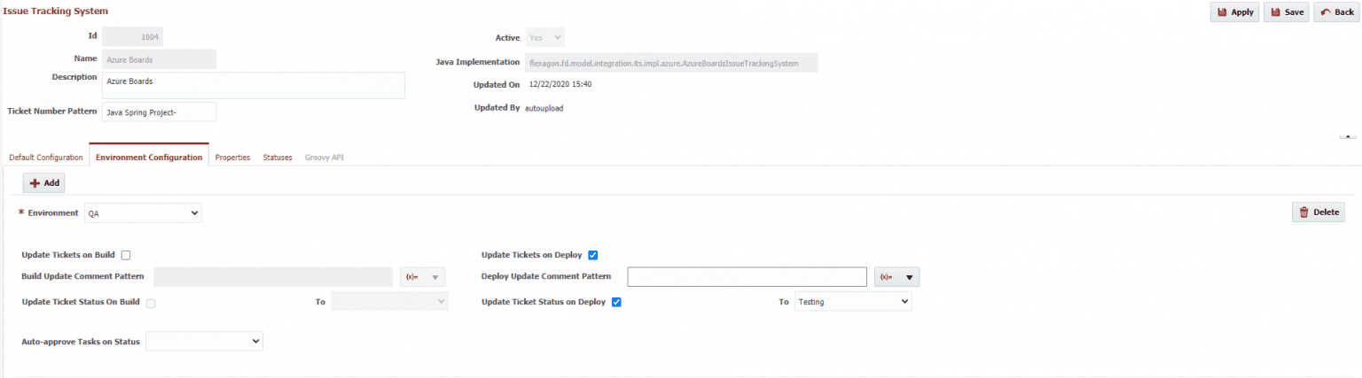 FlexDeploy Integration with Azure DevOps - Flexagon