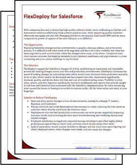 FlexDeploy for Salesforce - Flexagon