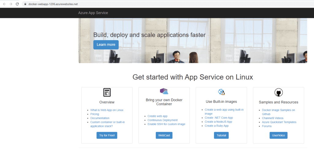 Deploy A Python Docker Image To Azure Web App Using Flexdeploy Flexagon