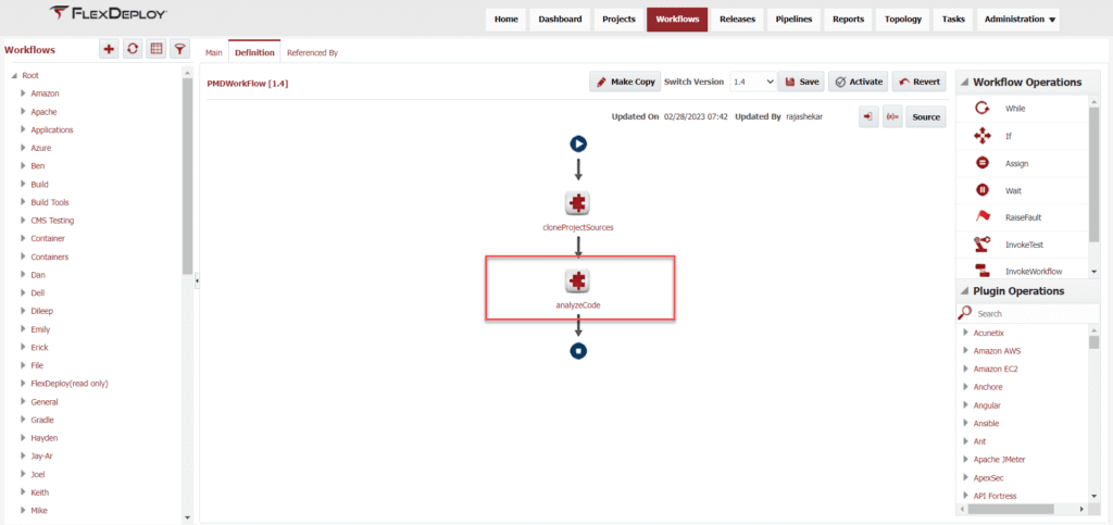 Analyze Source Code Using PMD in FlexDeploy - Flexagon