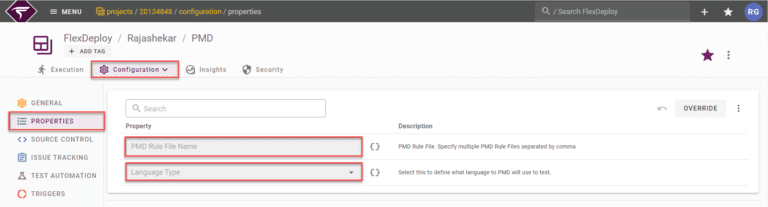 Analyze Source Code Using PMD in FlexDeploy - Flexagon