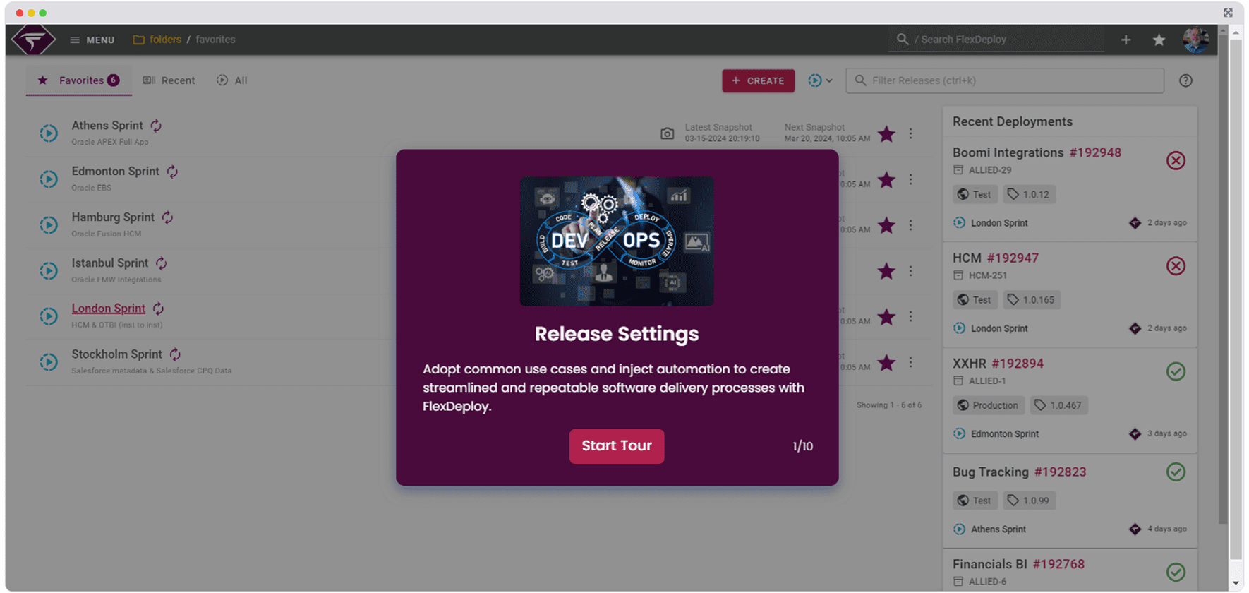 Release Settings | Flexagon