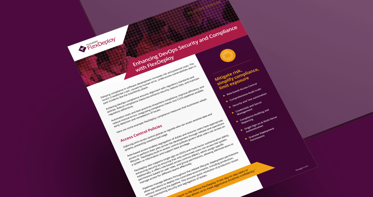 Unlock The Power Of Devops Compliance For Your Enterprise Software Flexagon 